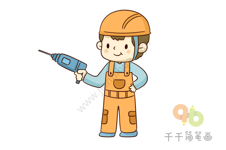 不同的职业人物简笔画 手残党也能画出来_职业人物