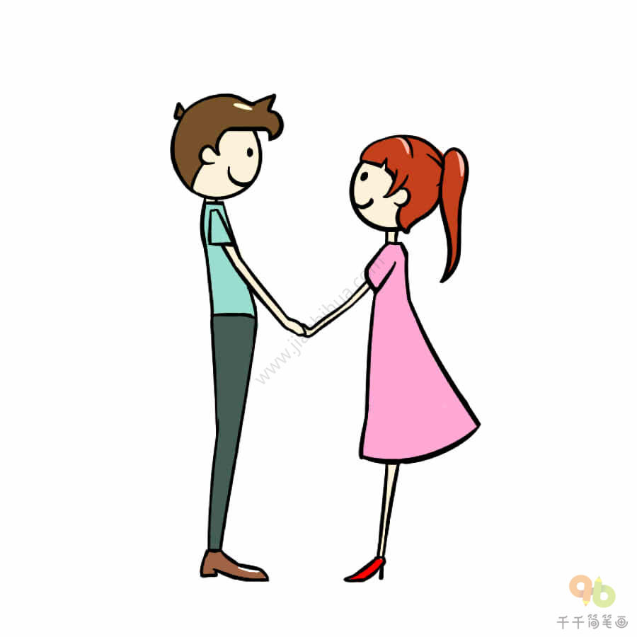 情人节系列简笔画_情感简笔画