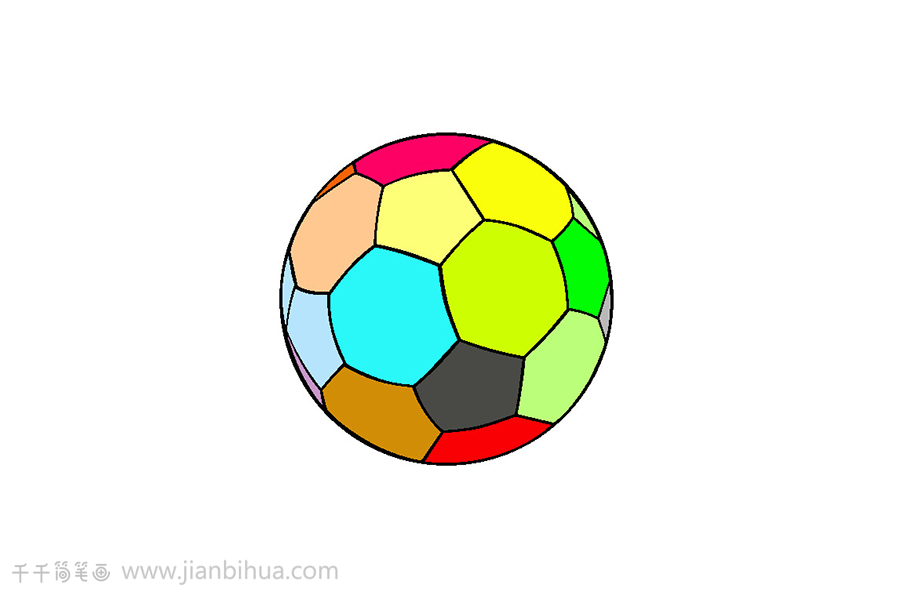 玩具球简笔画怎么画_儿童玩具简笔画